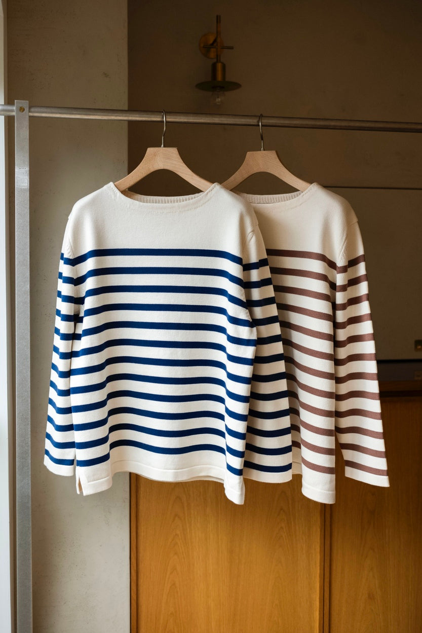 First Pick Suvin Gold Basque Knit | cliché